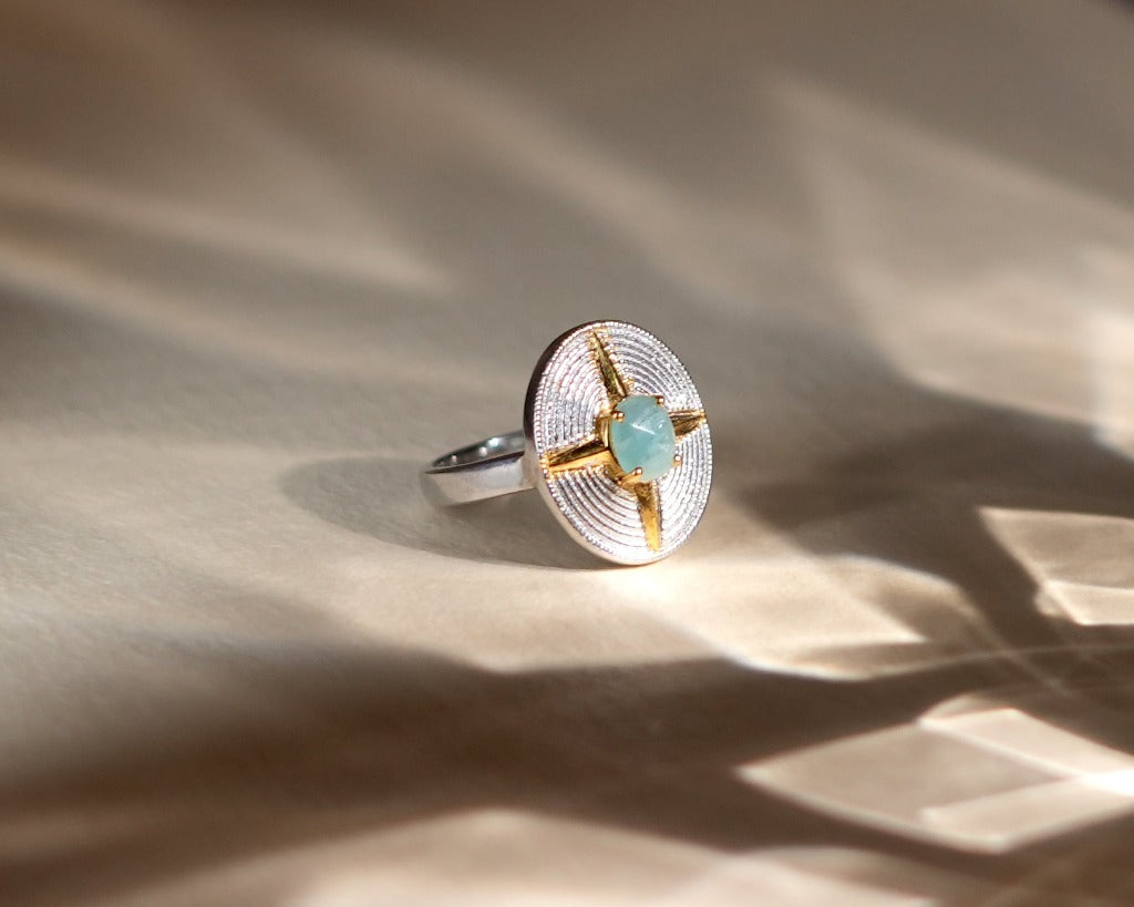 Buy Aster Gemstone Ring For Women Online | Gemstone Ring | Ruuh Studios ...